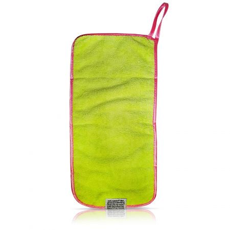 Nano Towel Stainless Steel Cleaner - Green w/Pink Trim 7x16 (1 pc ...